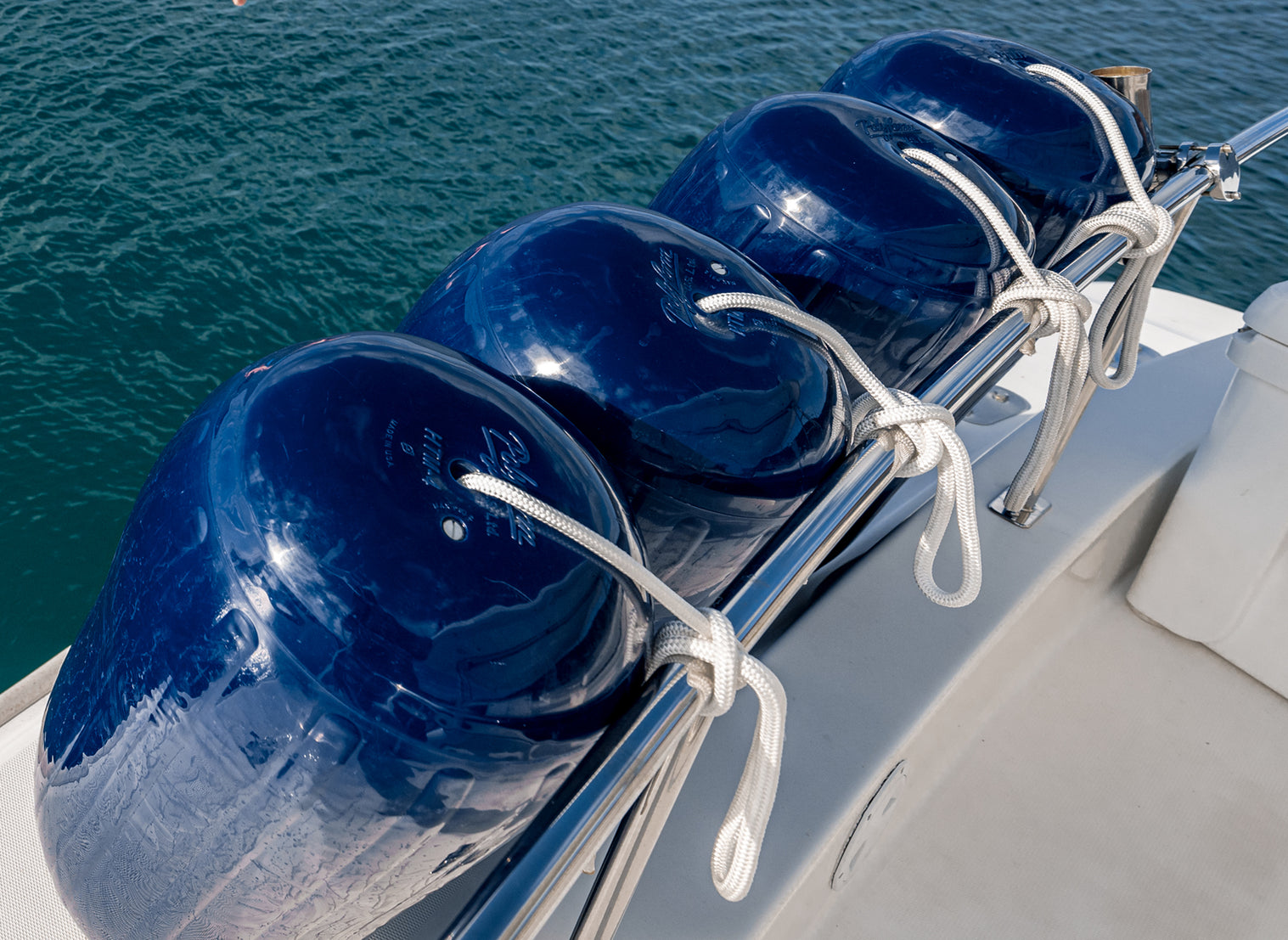 Spliced Eye Boat Fender Line - 1/4″ × 6′ – Polyform US