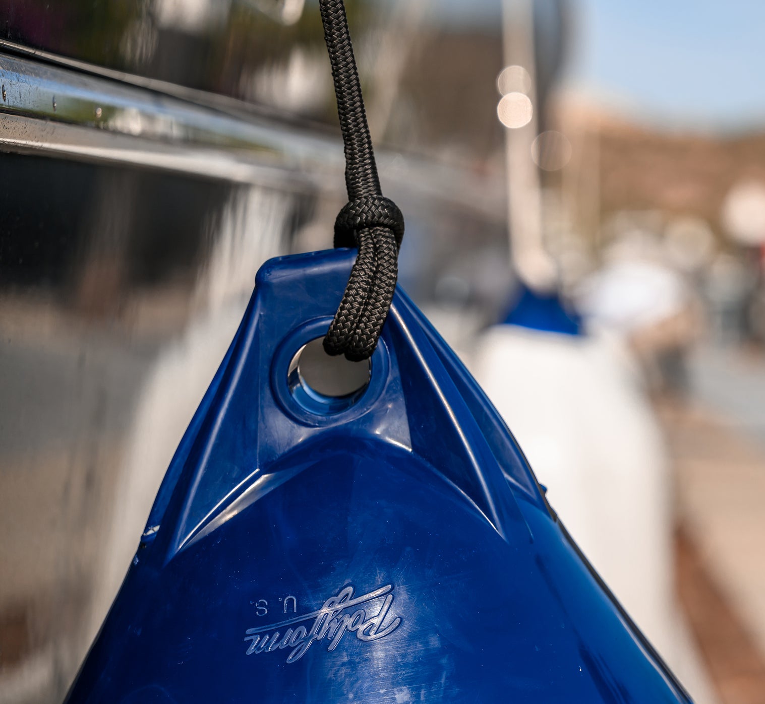 Spliced Eye Boat Fender Line - 1/4″ × 6′ – Polyform US